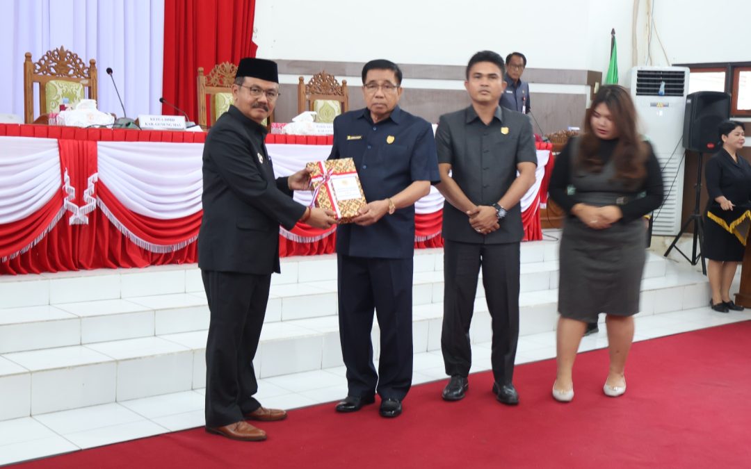 Pj. Bupati Gumas Sampaikan Pidato Pengantar Tentang Pertanggungjawaban Pelaksanaan Anggaran PAD ...